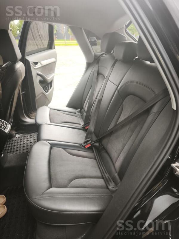Black Audi Q3 2016 in Riga, with an engine capacity of 2.00 L and mileage of 200 thousand km for 14200 €, photo 7 on AUTOMOTO.COM.LV