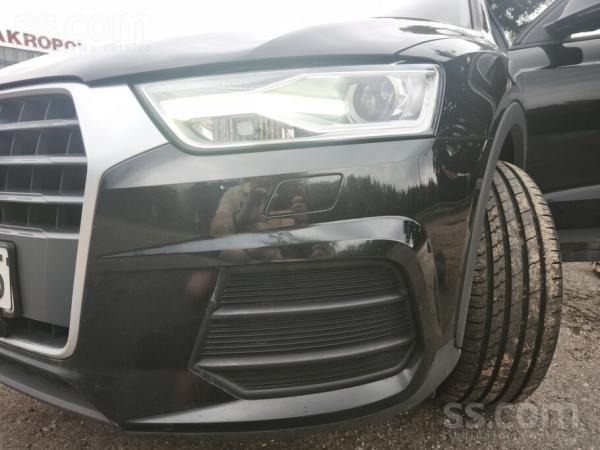 Black Audi Q3 2016 in Riga, with an engine capacity of 2.00 L and mileage of 200 thousand km for 14200 €, photo 10 on AUTOMOTO.COM.LV