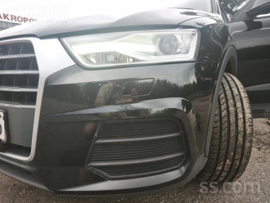 Black Audi Q3 2016 in Riga, with an engine capacity of 2.00 L and mileage of 200 thousand km for 14200 €, photo 11 on AUTOMOTO.COM.LV