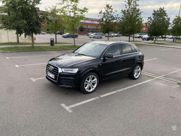 Melns Audi Q3 2016 Viļņa, ar dzinēja tilpumu 1.98 L un nobraukumu 186 tūkst. km par 10400 €, foto 3 vietnē AUTOMOTO.COM.LV