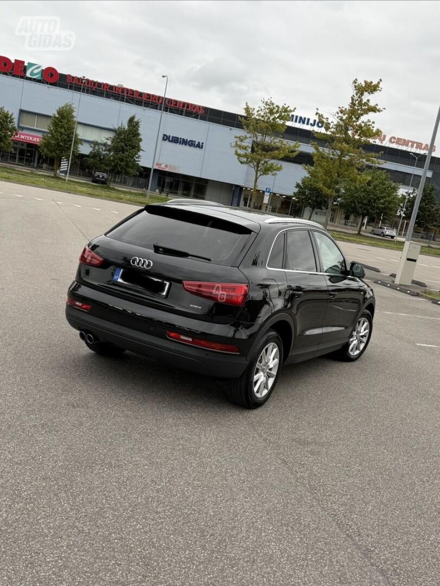 Black Audi Q3 2016 in Klaipeda, with an engine capacity of 2.00 L and mileage of 213 thousand km for 13900 €, photo 3 on AUTOMOTO.COM.LV