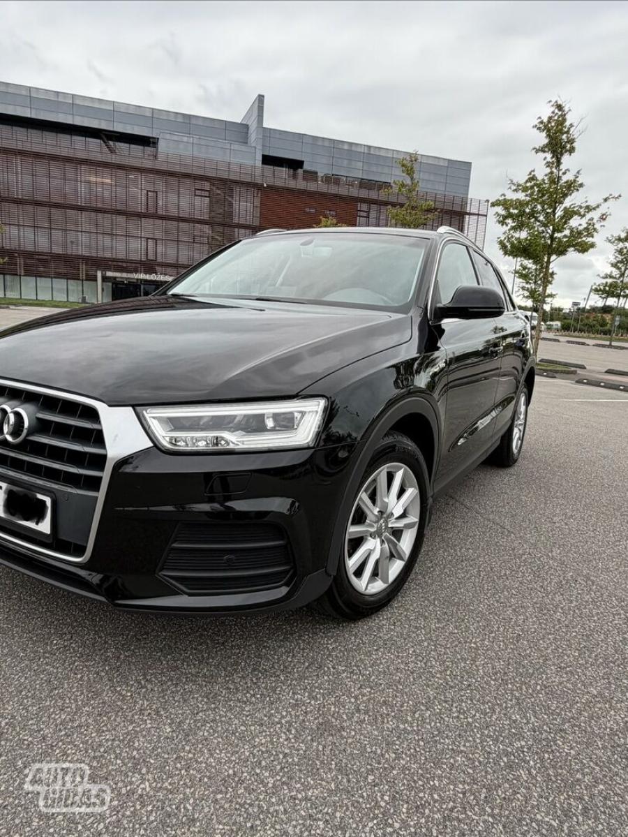 Black Audi Q3 2016 in Klaipeda, with an engine capacity of 2.00 L and mileage of 213 thousand km for 13900 €, photo 4 on AUTOMOTO.COM.LV