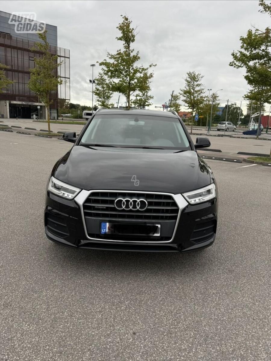 Black Audi Q3 2016 in Klaipeda, with an engine capacity of 2.00 L and mileage of 213 thousand km for 13900 €, photo 6 on AUTOMOTO.COM.LV