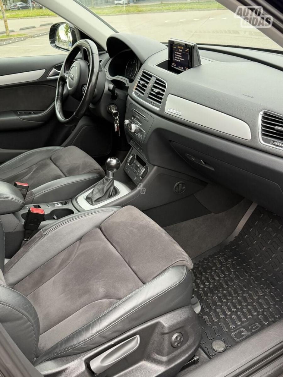 Black Audi Q3 2016 in Klaipeda, with an engine capacity of 2.00 L and mileage of 213 thousand km for 13900 €, photo 8 on AUTOMOTO.COM.LV