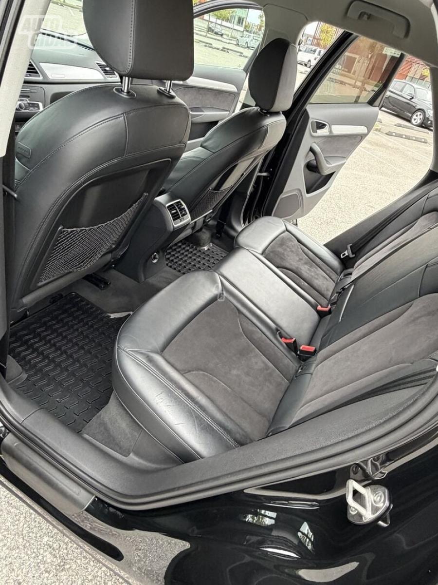 Black Audi Q3 2016 in Klaipeda, with an engine capacity of 2.00 L and mileage of 213 thousand km for 13900 €, photo 10 on AUTOMOTO.COM.LV