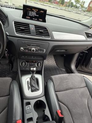 Black Audi Q3 2016 in Klaipeda, with an engine capacity of 2.00 L and mileage of 213 thousand km for 13900 €, photo 12 on AUTOMOTO.COM.LV