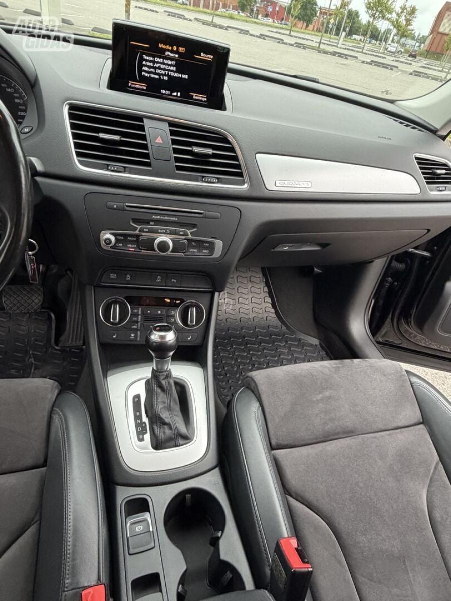 Black Audi Q3 2016 in Klaipeda, with an engine capacity of 2.00 L and mileage of 213 thousand km for 13900 €, photo 12 on AUTOMOTO.COM.LV