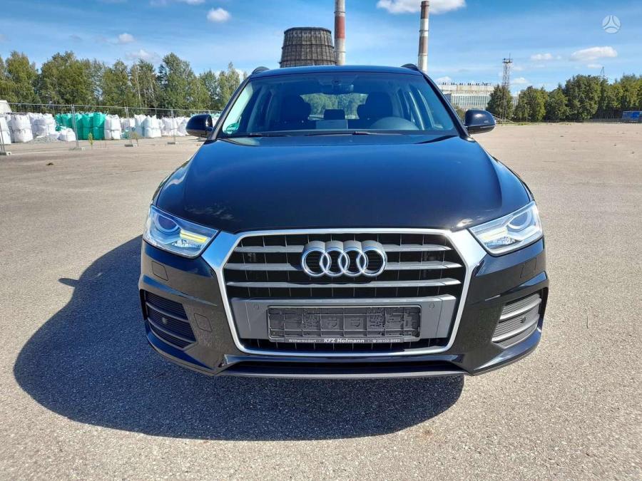 Black Audi Q3 2016 in Kaunas, with an engine capacity of 2.00 L and mileage of 218 thousand km for 11950 €, photo 16 on AUTOMOTO.COM.LV