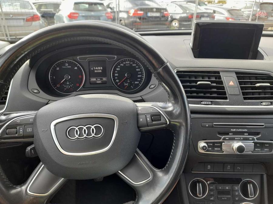 Black Audi Q3 2016 in Kaunas, with an engine capacity of 2.00 L and mileage of 218 thousand km for 11950 €, photo 22 on AUTOMOTO.COM.LV
