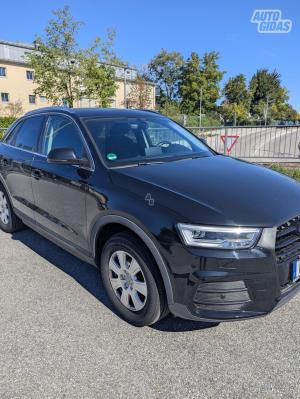 Melns Audi Q3 2016 Viļņa, ar dzinēja tilpumu 1.40 L un nobraukumu 85 tūkst. km par 15200 €, foto  vietnē AUTOMOTO.COM.LV