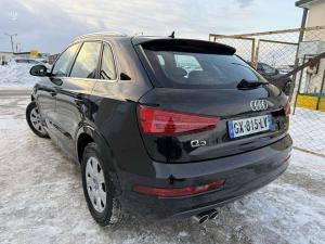 Black Audi Q3 2017 in Vilnius, with an engine capacity of 1.97 L and mileage of 170 thousand km for 14300 €, photo 5 on AUTOMOTO.COM.LV