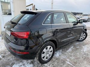 Black Audi Q3 2017 in Vilnius, with an engine capacity of 1.97 L and mileage of 170 thousand km for 14300 €, photo 6 on AUTOMOTO.COM.LV