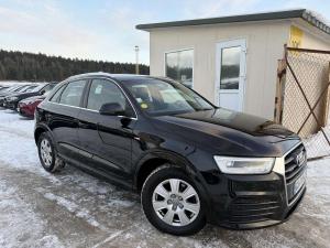 Black Audi Q3 2017 in Vilnius, with an engine capacity of 1.97 L and mileage of 170 thousand km for 14300 €, photo 9 on AUTOMOTO.COM.LV