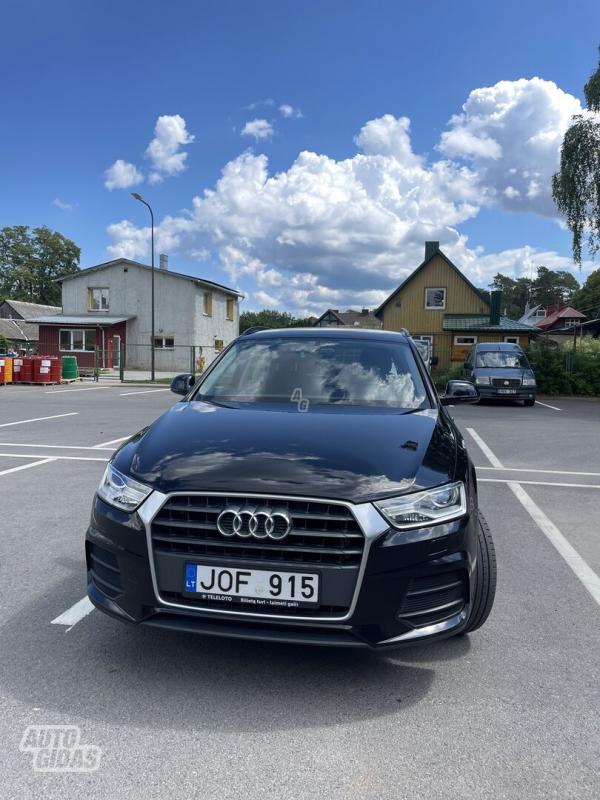 Melns Audi Q3 2017 Kauņa, ar dzinēja tilpumu 1.40 L un nobraukumu 174 tūkst. km par 14000 €, foto 1 vietnē AUTOMOTO.COM.LV