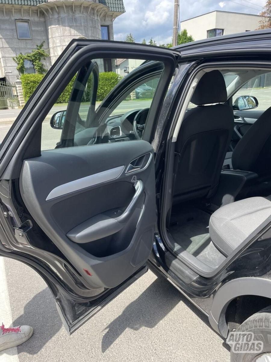 Black Audi Q3 2017 in Kaunas, with an engine capacity of 1.40 L and mileage of 174 thousand km for 14000 €, photo 8 on AUTOMOTO.COM.LV