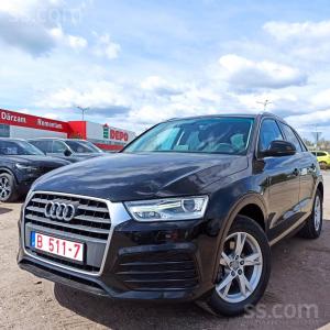 Black Audi Q3 2017 in Daugavpils, with an engine capacity of 1.40 L and mileage of 0 thousand km for 15400 €, photo  on AUTOMOTO.COM.LV