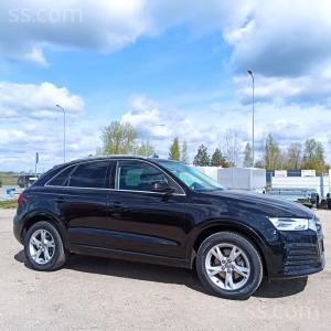 Black Audi Q3 2017 in Daugavpils, with an engine capacity of 1.40 L and mileage of 0 thousand km for 15400 €, photo 5 on AUTOMOTO.COM.LV