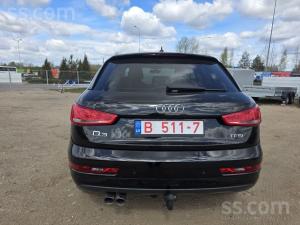 Black Audi Q3 2017 in Daugavpils, with an engine capacity of 1.40 L and mileage of 0 thousand km for 15400 €, photo 7 on AUTOMOTO.COM.LV