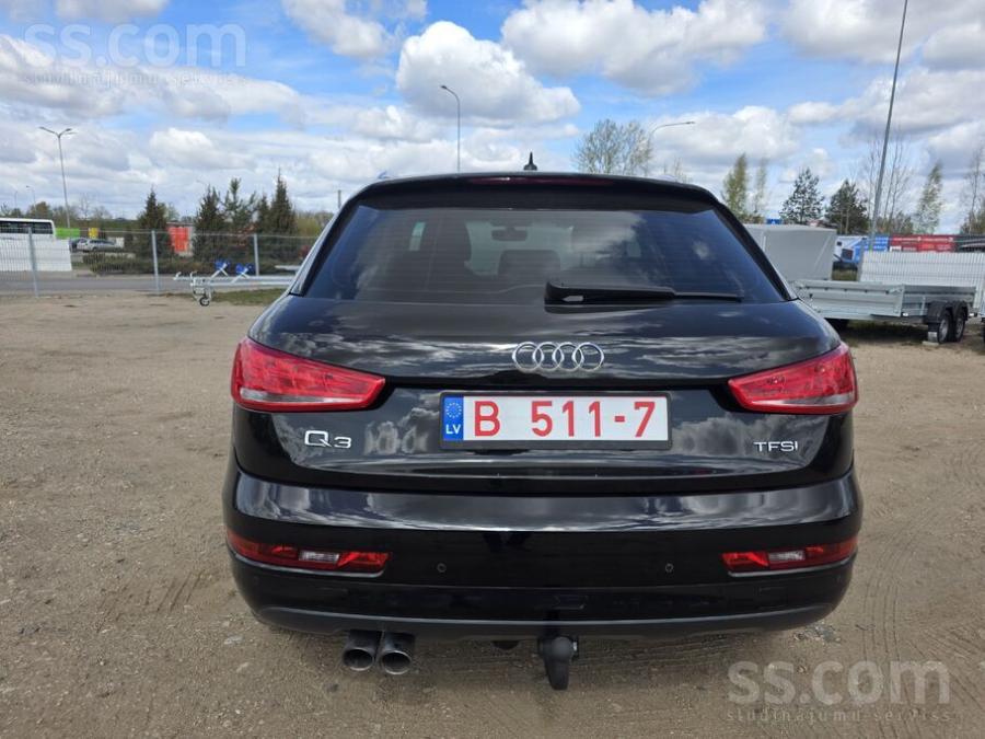 Black Audi Q3 2017 in Daugavpils, with an engine capacity of 1.40 L and mileage of 0 thousand km for 15400 €, photo 7 on AUTOMOTO.COM.LV