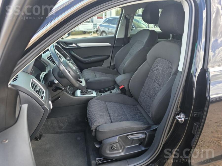 Black Audi Q3 2017 in Daugavpils, with an engine capacity of 1.40 L and mileage of 0 thousand km for 15400 €, photo 11 on AUTOMOTO.COM.LV