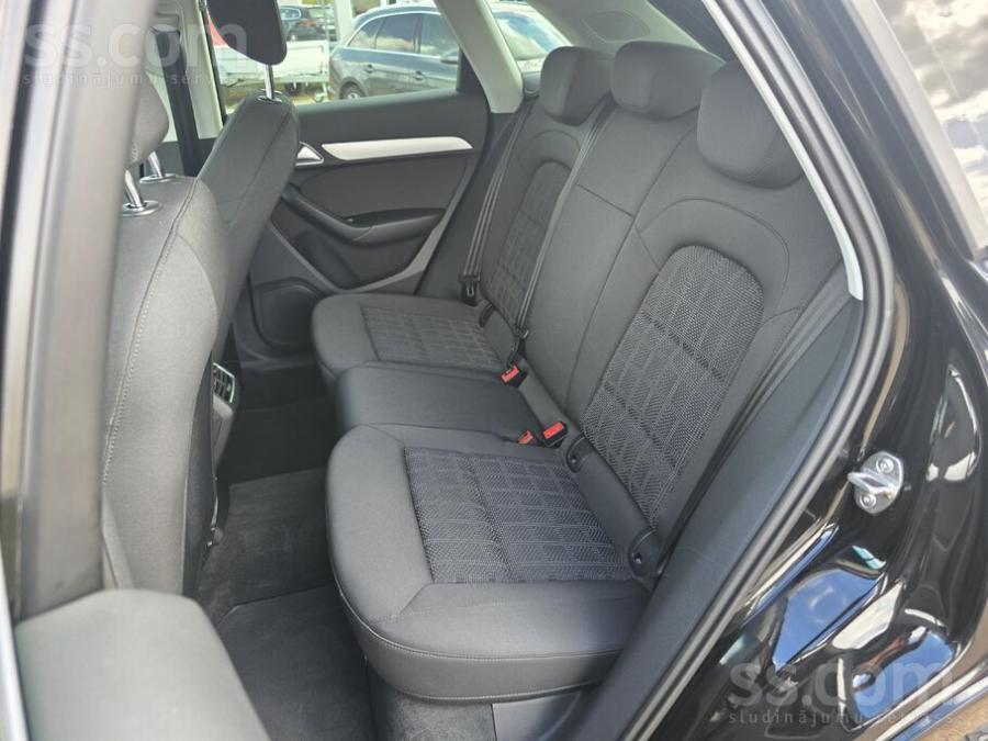 Black Audi Q3 2017 in Daugavpils, with an engine capacity of 1.40 L and mileage of 0 thousand km for 15400 €, photo 12 on AUTOMOTO.COM.LV