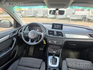 Black Audi Q3 2017 in Daugavpils, with an engine capacity of 1.40 L and mileage of 0 thousand km for 15400 €, photo 16 on AUTOMOTO.COM.LV