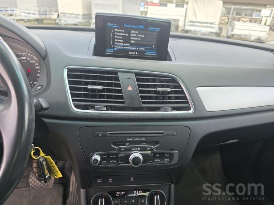 Black Audi Q3 2017 in Daugavpils, with an engine capacity of 1.40 L and mileage of 0 thousand km for 15400 €, photo 22 on AUTOMOTO.COM.LV