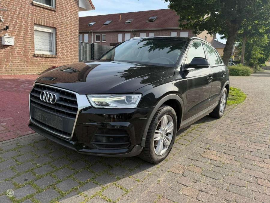 Melns Audi Q3 2017 Marijampole, ar dzinēja tilpumu 1.97 L un nobraukumu 201 tūkst. km par 10600 €, foto 1 vietnē AUTOMOTO.COM.LV