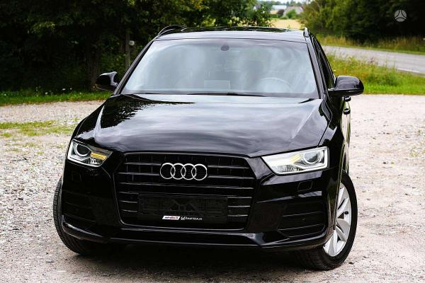 Black Audi Q3 2017 in Kretinga, with an engine capacity of 2.00 L and mileage of 150 thousand km for 15999 €, photo 1 on AUTOMOTO.COM.LV
