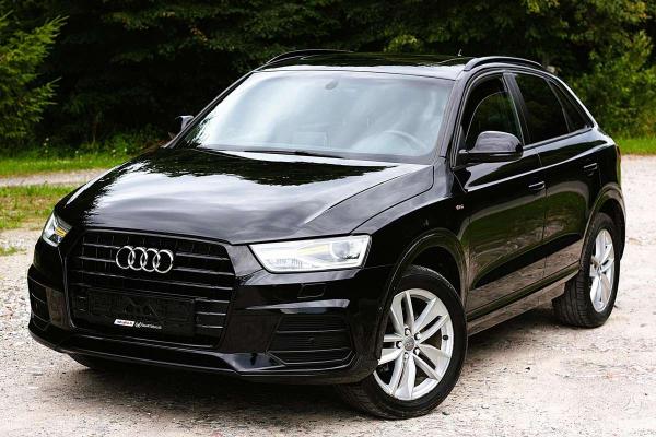 Black Audi Q3 2017 in Kretinga, with an engine capacity of 2.00 L and mileage of 150 thousand km for 15999 €, photo 2 on AUTOMOTO.COM.LV