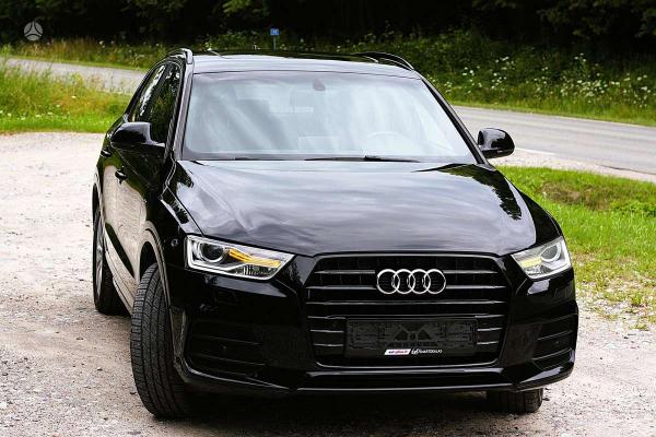 Black Audi Q3 2017 in Kretinga, with an engine capacity of 2.00 L and mileage of 150 thousand km for 15999 €, photo 5 on AUTOMOTO.COM.LV