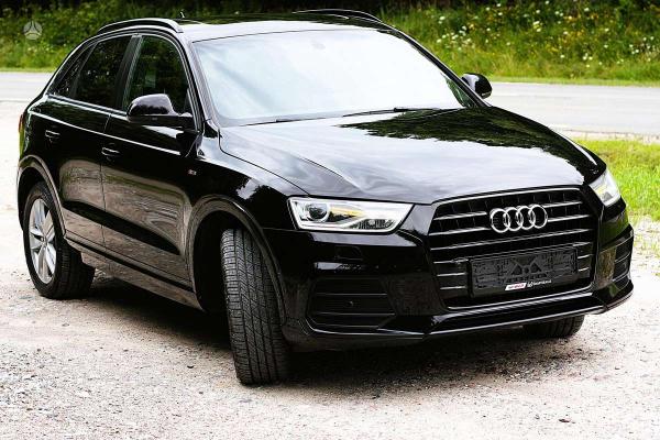 Black Audi Q3 2017 in Kretinga, with an engine capacity of 2.00 L and mileage of 150 thousand km for 15999 €, photo 6 on AUTOMOTO.COM.LV