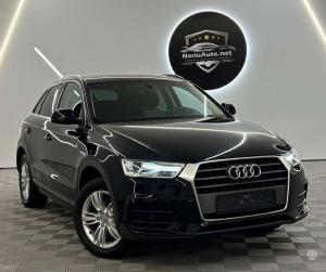 Melns Audi Q3 2017 Marijampole, ar dzinēja tilpumu 1.97 L un nobraukumu 212 tūkst. km par 11350 €, foto  vietnē AUTOMOTO.COM.LV
