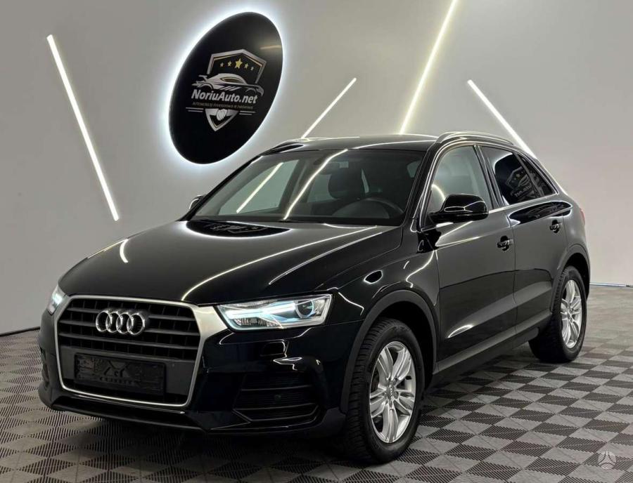Black Audi Q3 2017 in Marijampole, with an engine capacity of 1.97 L and mileage of 212 thousand km for 11350 €, photo 6 on AUTOMOTO.COM.LV