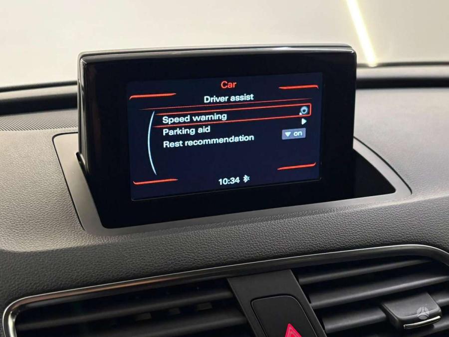 Black Audi Q3 2017 in Marijampole, with an engine capacity of 1.97 L and mileage of 212 thousand km for 11350 €, photo 9 on AUTOMOTO.COM.LV