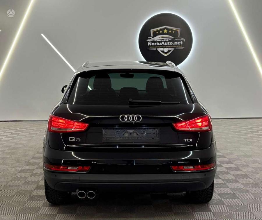 Black Audi Q3 2017 in Marijampole, with an engine capacity of 1.97 L and mileage of 212 thousand km for 11350 €, photo 28 on AUTOMOTO.COM.LV