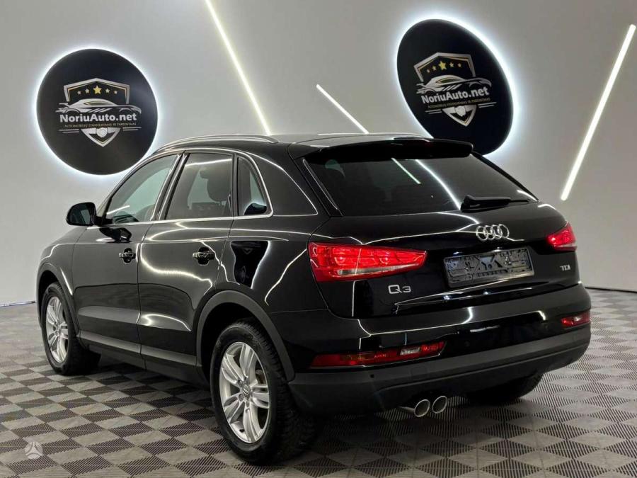 Black Audi Q3 2017 in Marijampole, with an engine capacity of 1.97 L and mileage of 212 thousand km for 11350 €, photo 29 on AUTOMOTO.COM.LV