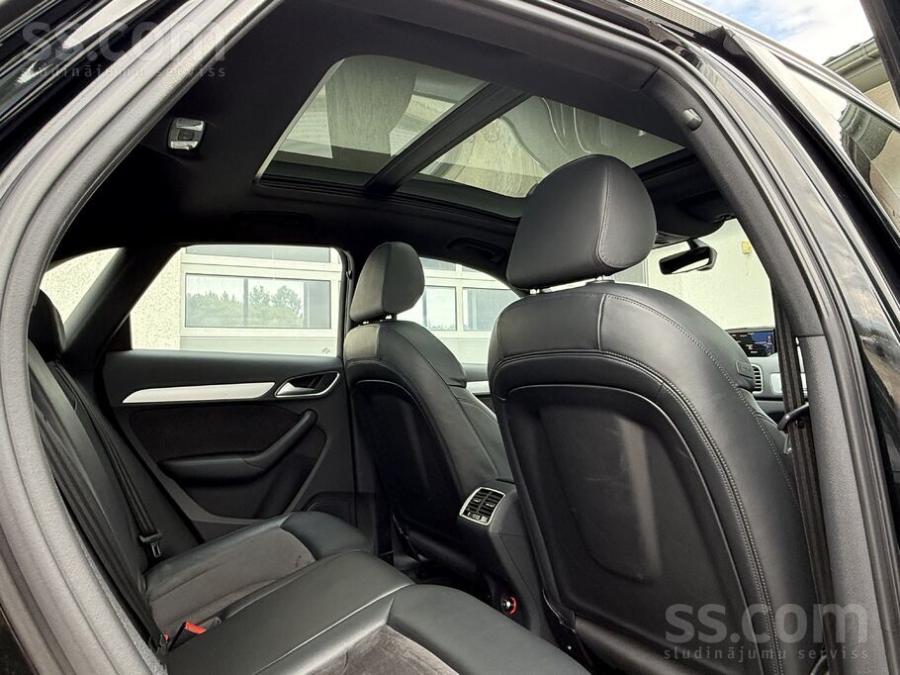 Black Audi Q3 2017 in Tukums, with an engine capacity of 2.00 L and mileage of 206 thousand km for 14999 €, photo 11 on AUTOMOTO.COM.LV