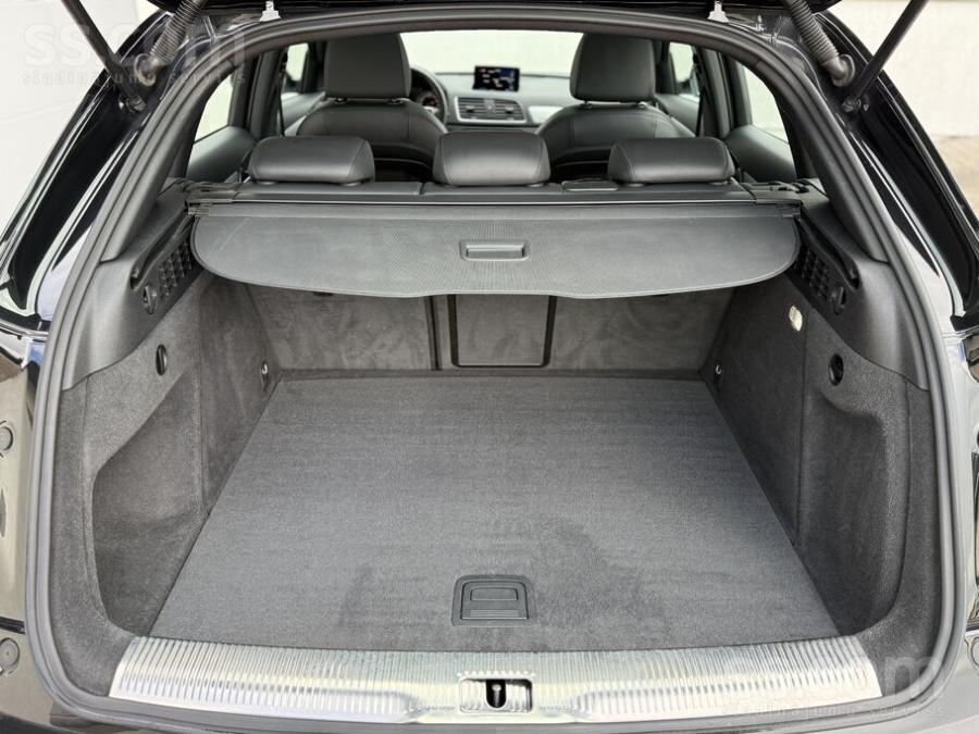 Black Audi Q3 2017 in Tukums, with an engine capacity of 2.00 L and mileage of 206 thousand km for 14999 €, photo 12 on AUTOMOTO.COM.LV