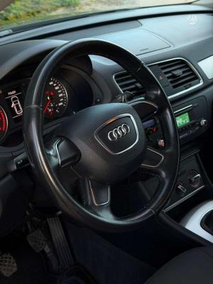 Black Audi Q3 2017 in Vilnius, with an engine capacity of 1.40 L and mileage of 164 thousand km for 12500 €, photo 9 on AUTOMOTO.COM.LV