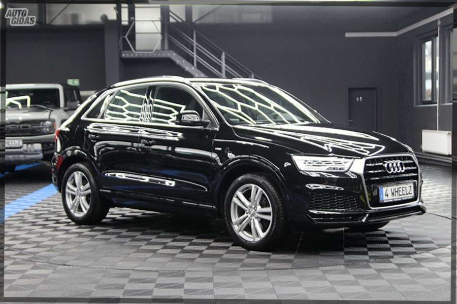 Melns Audi Q3 2018 Kauņa, ar dzinēja tilpumu 1.40 L un nobraukumu 82 tūkst. km par 22399 €, foto 1 vietnē AUTOMOTO.COM.LV