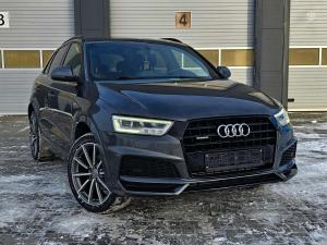 Melns Audi Q3 2018 Kretinga, ar dzinēja tilpumu 1.98 L un nobraukumu 95 tūkst. km par 16900 €, foto  vietnē AUTOMOTO.COM.LV