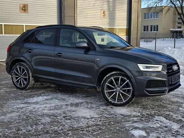 Black Audi Q3 2018 in Kretinga, with an engine capacity of 1.98 L and mileage of 95 thousand km for 16900 €, photo 5 on AUTOMOTO.COM.LV