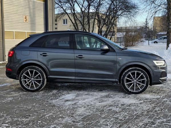 Black Audi Q3 2018 in Kretinga, with an engine capacity of 1.98 L and mileage of 95 thousand km for 16900 €, photo 7 on AUTOMOTO.COM.LV
