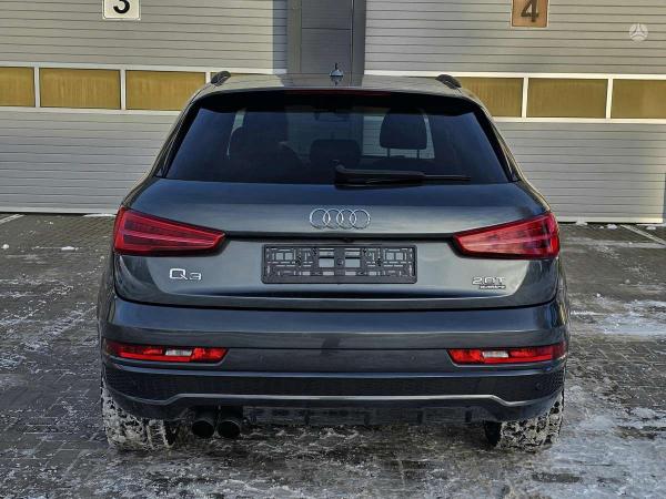 Black Audi Q3 2018 in Kretinga, with an engine capacity of 1.98 L and mileage of 95 thousand km for 16900 €, photo 10 on AUTOMOTO.COM.LV