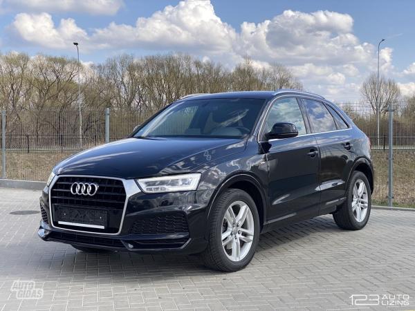 Melns Audi Q3 2018 Tauragė, ar dzinēja tilpumu 1.40 L un nobraukumu 208 tūkst. km par 14990 €, foto  vietnē AUTOMOTO.COM.LV