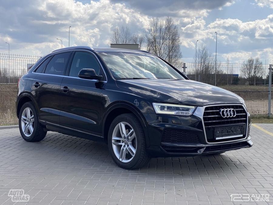Black Audi Q3 2018 in Taurage, with an engine capacity of 1.40 L and mileage of 208 thousand km for 14990 €, photo 4 on AUTOMOTO.COM.LV