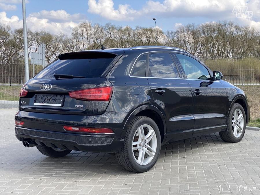Black Audi Q3 2018 in Taurage, with an engine capacity of 1.40 L and mileage of 208 thousand km for 14990 €, photo 9 on AUTOMOTO.COM.LV