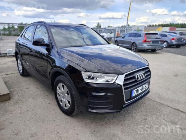 Black Audi Q3 2018 in Riga, with an engine capacity of 2.00 L and mileage of 241 thousand km for 13500 €, photo 2 on AUTOMOTO.COM.LV