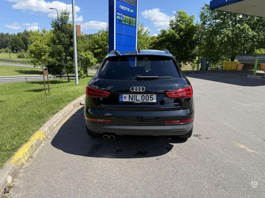 Черный Ауди Ку3 2018 в Вильнюс, объемом двигателя 1.98 л и пробегом 93 тыс. км за 21000 €, фото 3 на AUTOMOTO.COM.LV